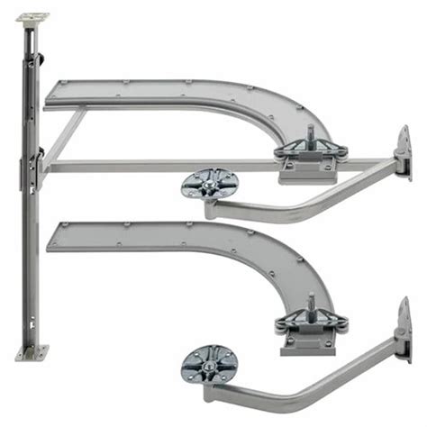 REV A SHELF Two Tier Organizer For Blind Corner Right Maple Left