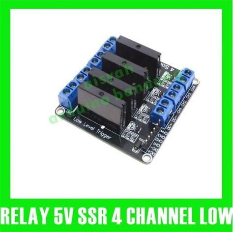 Promo Relay Channel SSR Low Level Trigger Solid State Relay Module V DC Diskon Di Seller
