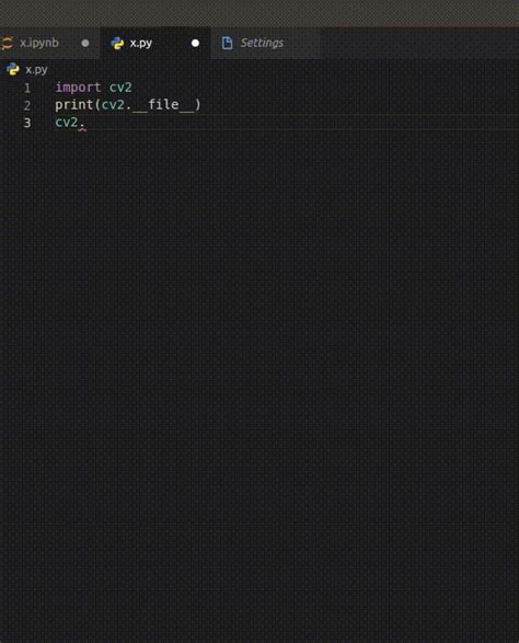No Intellisense For Cv2 Opencv · Issue 138 · Microsoftpylance Release · Github