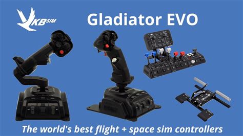 VKB Gladiator NXT EVO joysticks and controllers - YouTube