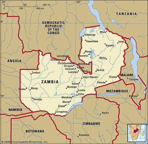 History Of Zambia Events People Dates Map And Facts Britannica