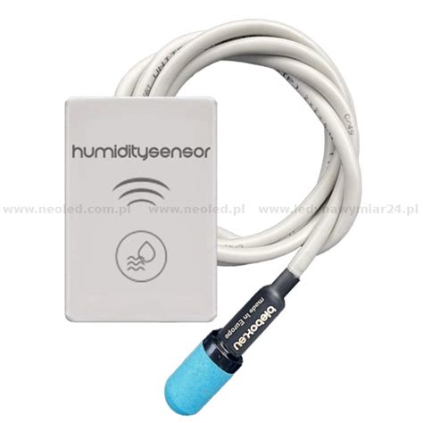 humiditySensor BleBox czujnik wilgotności i temperatury powietrza humiditySensor NEO LED