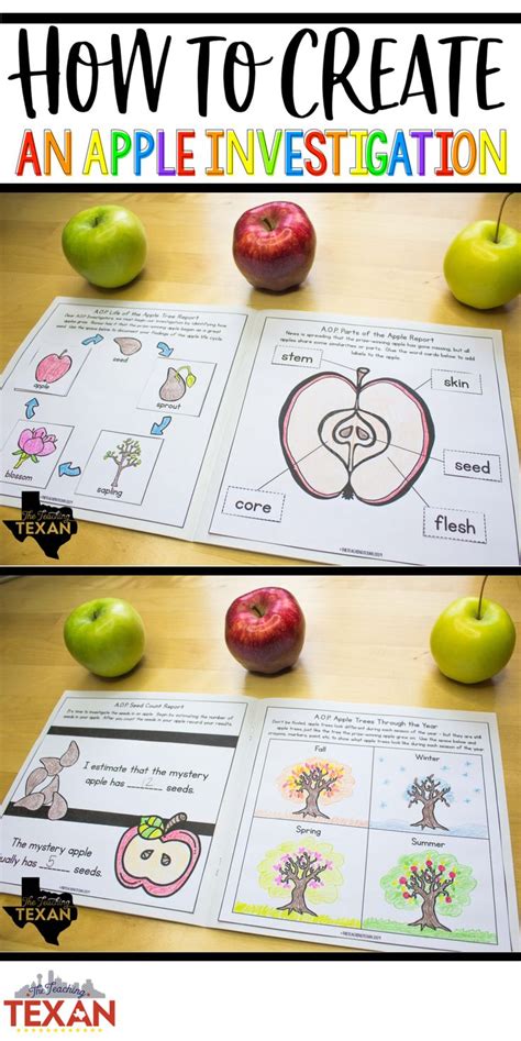 How To Create An Apple Investigation The Teaching Texan Apple