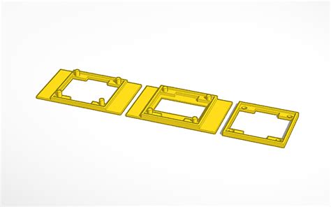 3d Design Oled Frames Tinkercad
