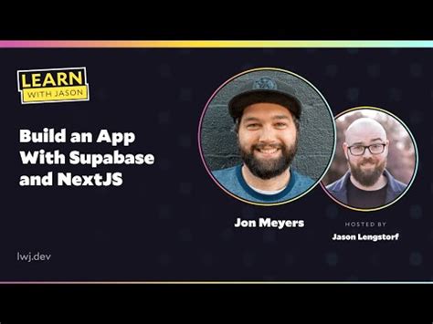 Build An App With Supabase And NextJS YouTube