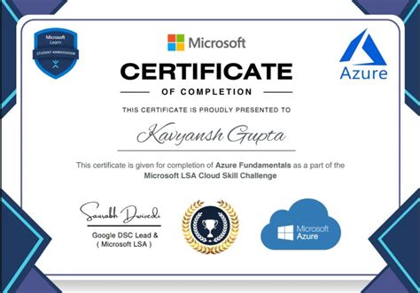 Kavyansh Gupta On Linkedin Microsoft Microsoftcertificationcourse