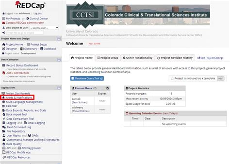 Alerts And Notifications Ucd Redcap Help Center