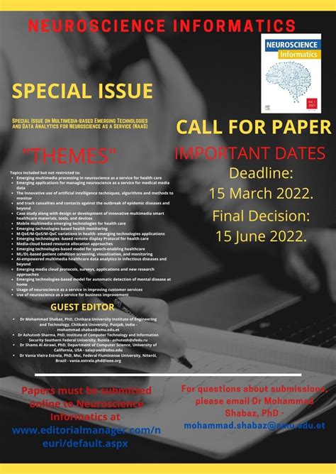 Call For Papers Special Issue On Multimedia Based Emerging Technologies And Data Analytics For
