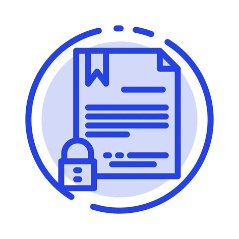 Electronic Signature Contract Digital Document Internet Blue Dotted
