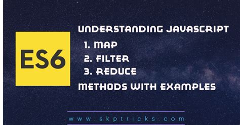 Introduction To Map Reduce And Filter Function In Javascript