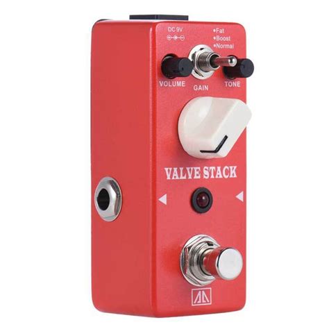 Guitar Effects Pedal Valve Stack Tube Distortion Freya Guitars