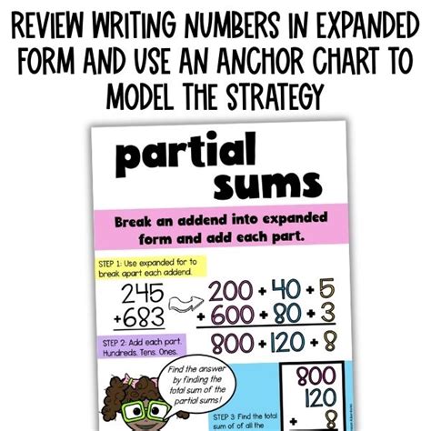 Using Partial Sums To Add Let S Break Down This Breaking Apart Strategy Curious Classroom