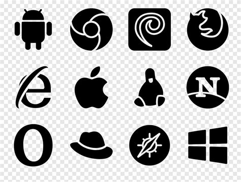 browser and operating system icons png pngegg