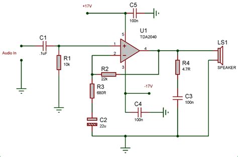 Signal Amplifier Circuit Diagram Signal Amplifier Circuit Wi