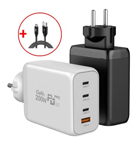 200w Pd Pps 멀티 고속충전기 접지플러그 200pd Gan2 노트북 맥북 플립 티몬