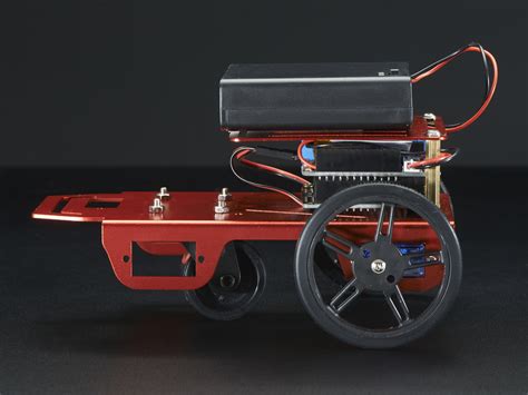 Mini Robot Rover Chassis Kit WD With DC Motors ID Adafruit Industries
