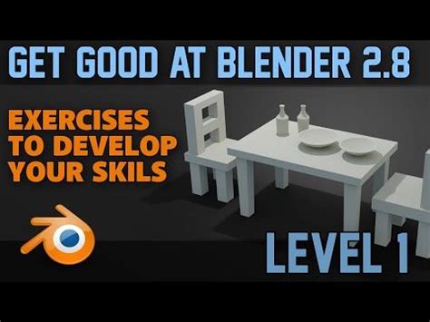 Beginner Exercises Part Blender Blender D Blender Tutorial Blender