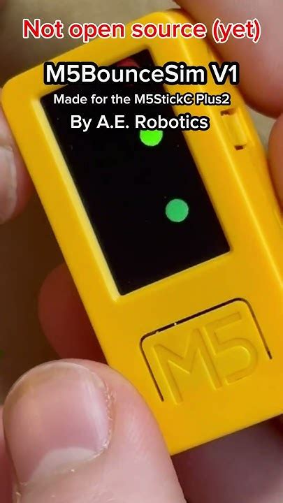 M5bouncesim For The M5stickc Plus2 Project Programming Code