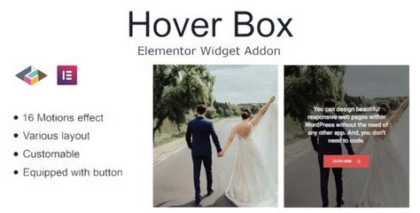 hover box elementor page builder addon