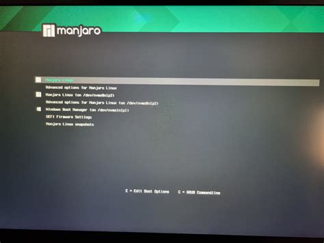 Remove Manjaro Double From Grub Support Manjaro Linux Forum
