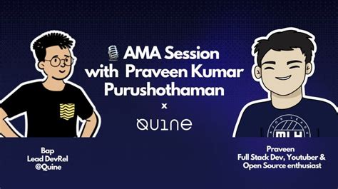 Praveen Kumar Purushothaman On Linkedin Opensource Quine Git