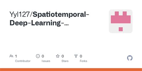 github yyl127 spatiotemporal deep learning framework integrating cnn