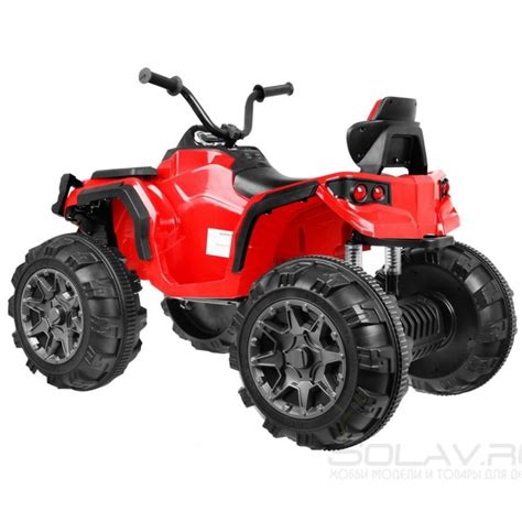 Детский квадроцикл Grizzly ATV 4WD Red 12V с пультом управления ...