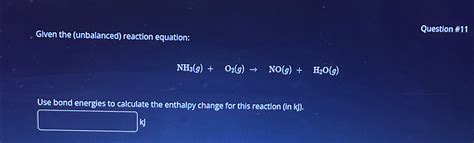 Given The Unbalanced ﻿reaction Equation Question