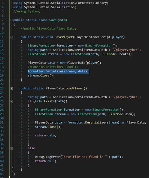 c type in assembly is not marked as serializable unity stack overflow