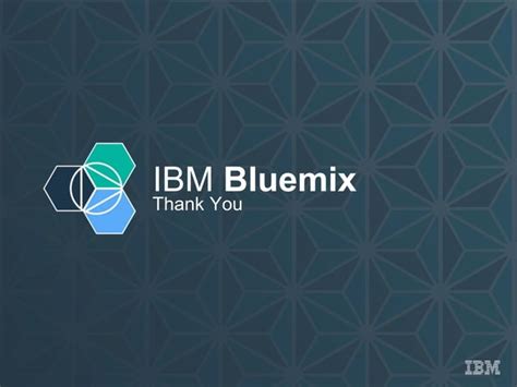 Bluemix Overview PPT