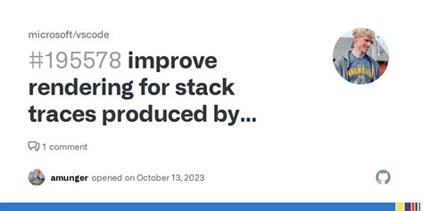 Improve Rendering For Stack Traces Produced By Jupyter Issue Microsoft Vscode GitHub