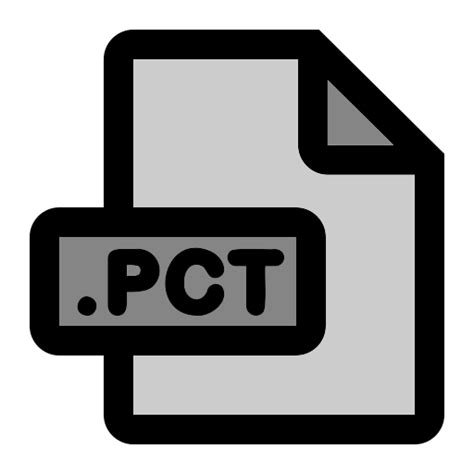 Pct File Format Generic Color Lineal Color Icon
