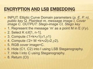 Improved Security System Using Steganography And Elliptic Curve Cryptography PPT
