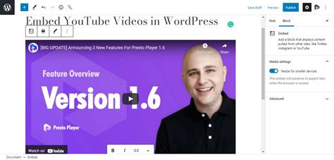 Step By Step Guide On Embedding Videos In Wordpress Websites 2024