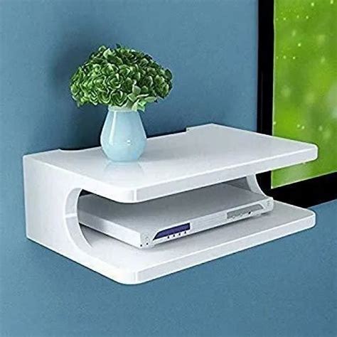 Set Top Box Holder WiFi Router Stand Wall Mounted Shelf Holds Speaker Streaming Device At Rs