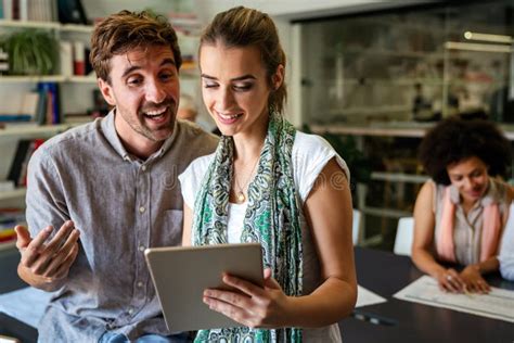 Programmers Cooperating At It Company Developing Apps People Business