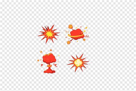 무료 다운로드 폭발 만화 폭탄 일러스트 손으로 그린 폭발 효과 수채화 그림 만화책 Png Pngegg