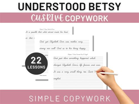 Understood Betsy Cursive Copywork For Charlotte Mason Homeschoolers