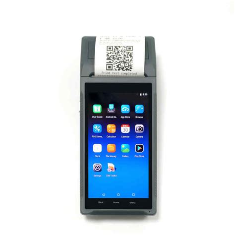 POS Q Q NFC POS Touch Screen Wireless Handheld Android POS Terminal With Printer Portable