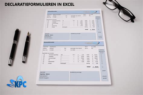 Declaratieformulier In Excel Kostprijscalculatie