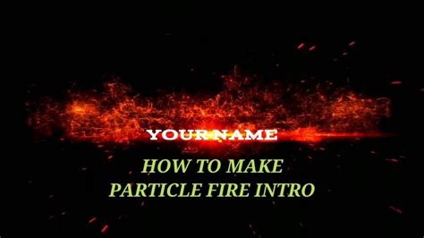 How To Make Particle Introkinemaster Tutorial Youtube