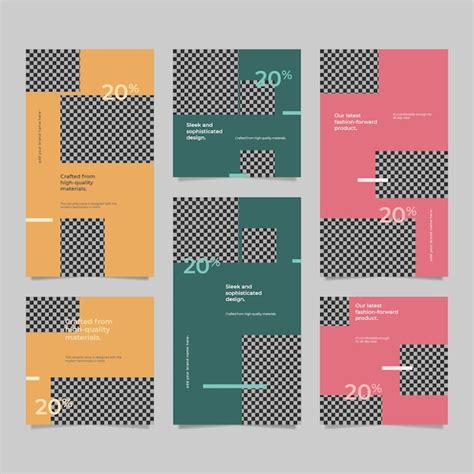 Premium Vector Simple And Minimalist Feeds And Stories Template