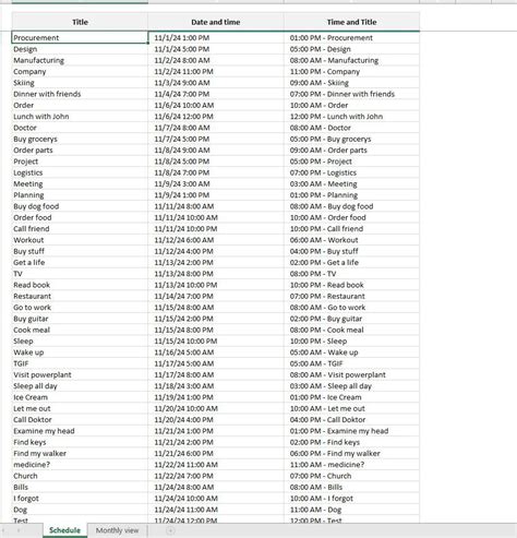 Monthly Calendar View Eloquens