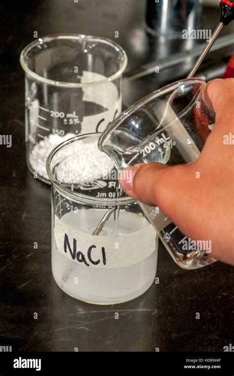 Beaker With Water And Salt
