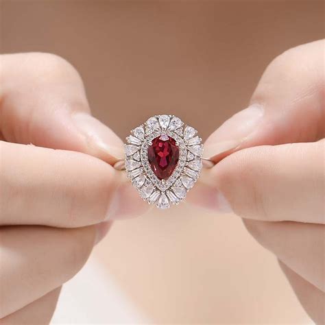 15 Carat Ruby Water Droplet 6 9mm High End Jewelry S925 Silver
