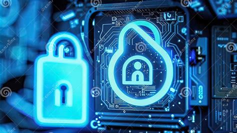 Concept Of Secure Connection Or Cyber Security Service Security Lock With Login And Connection