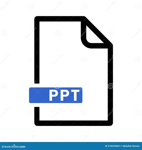 PPT File Format Icon Vector Editorial Stock Image Illustration Of Format Video 218324844