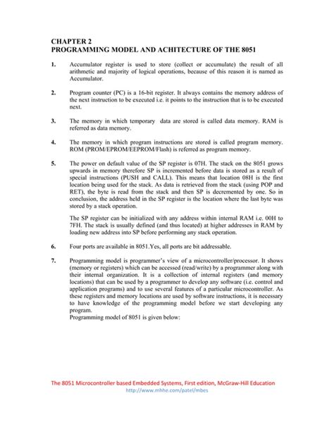Solution Manual The 8051 Microcontroller Based Embedded Systems