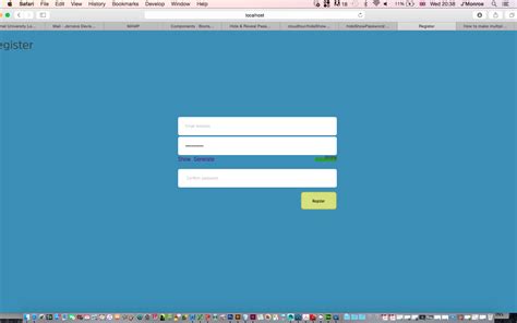 Javascript How To Make Hideshow Button Appear In A Single Input