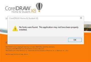 Corel Draw X8 Home And Babe 3 Error Messages CorelDRAW X8 CorelDRAW Graphics Suite X8
